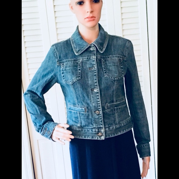 LOFT | Jackets & Coats | Loftadorable Denim Jacketbetter Than New ...